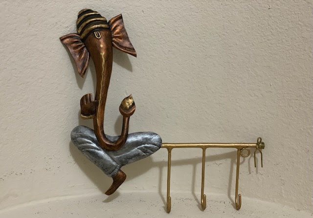 Ganesha Key Holder – 9″x9″ – Kreative Eye